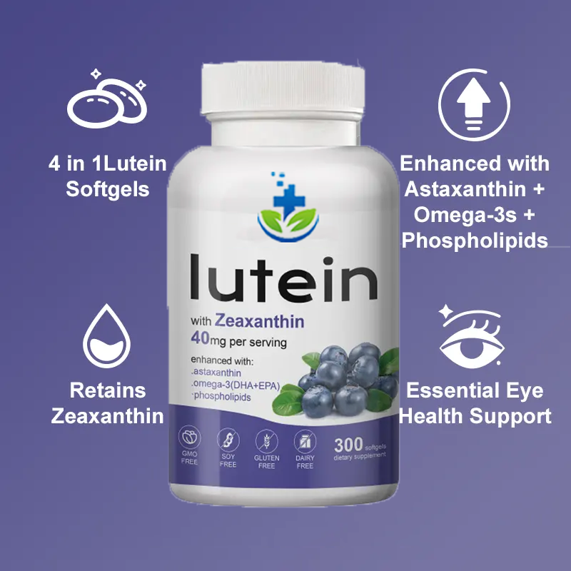 500mg Lutein Zeaxanthin Tablets - Halal Eye Care Supplement