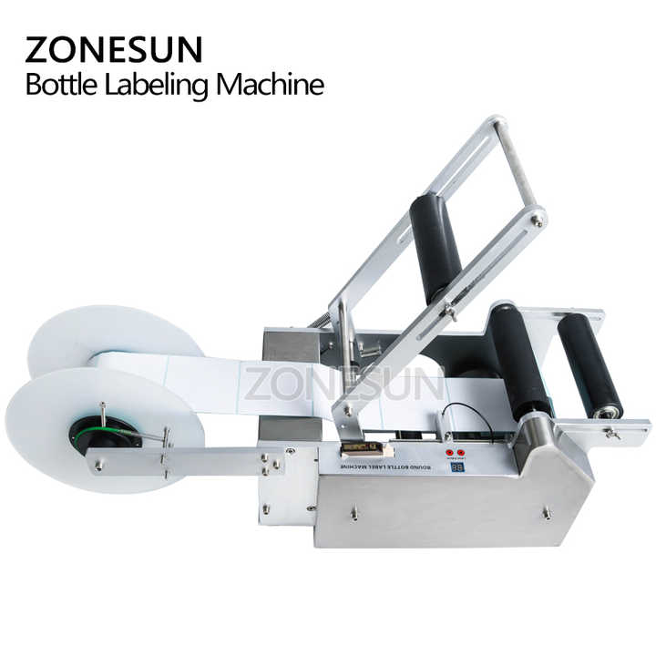 ZONESUN TB-50 Semi Auto Round Bottle Labeling Machine