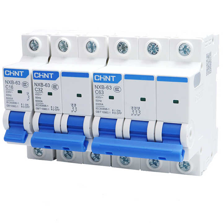 Chint MCB NXB-63 3P C32A - Reliable Miniature Circuit Breaker