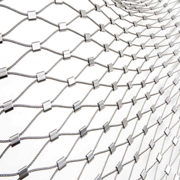 Cable Stainless Steel Wire Rope Mesh Safety Net - Durable & Secure