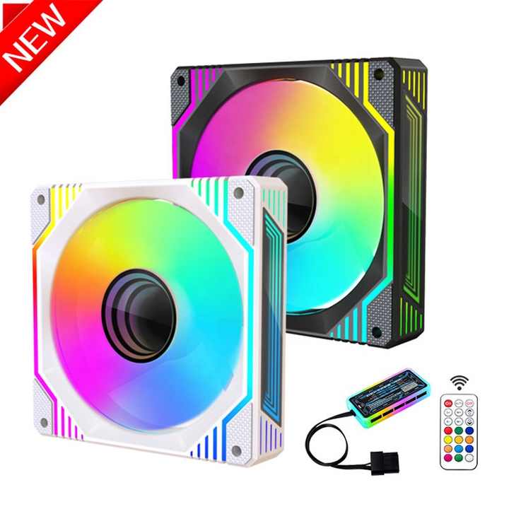 Lovingcool 120mm RGB Mirror Fan - 40000hrs Cooling Solution