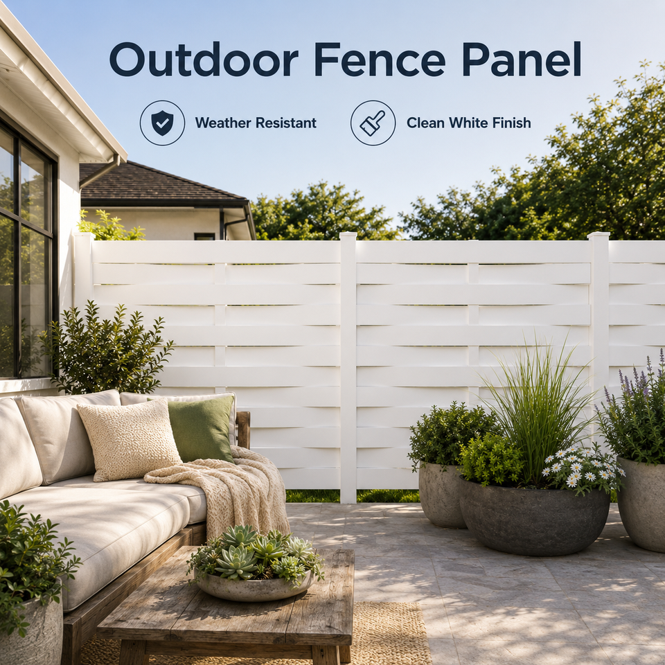 Easy Install PVC Woven Fence Privacy Fence Vinyl Fence Basket Weave ...