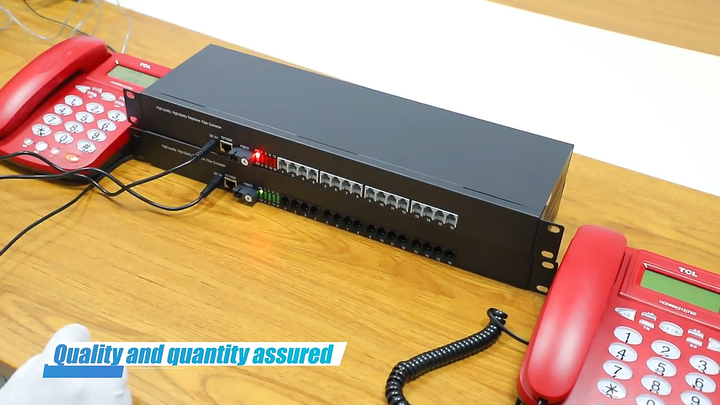 4 Channel RJ11 Telephone PCM Voice to Fiber Optic Converter