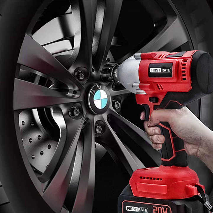 600NM Cordless Brushless Impact Gun - 350W Power Wrench