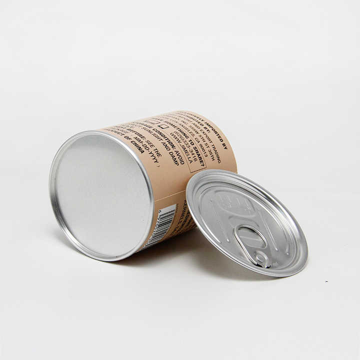 Food Grade Paper Can Packing - Eco-Friendly Snack Packaging