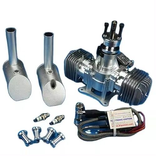 DLE 120CC TWIN UAV ENGINE WITH 14V 80W/180W POWER GENERATOR SYSTEM for ...