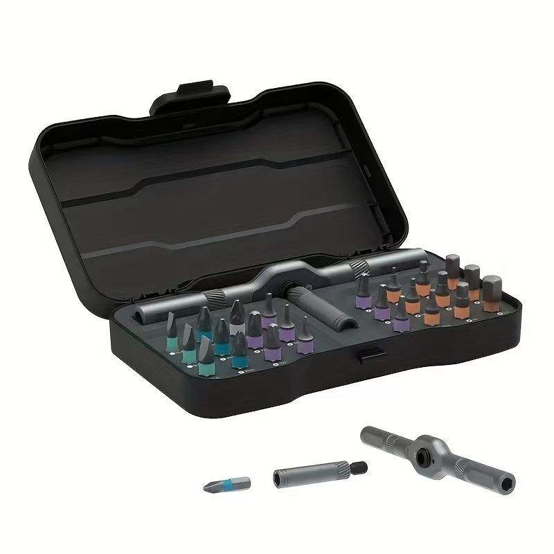 24-in-1 Ratchet Screwdriver Set Steel Magnetic Multifunctional ...