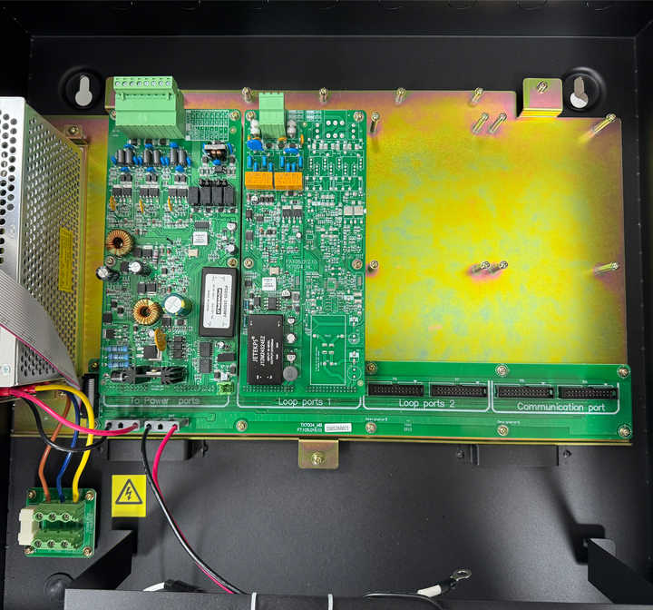 LPCB Approved 1 Loop Intelligent Addressable Fire Alarm Control Panel ...