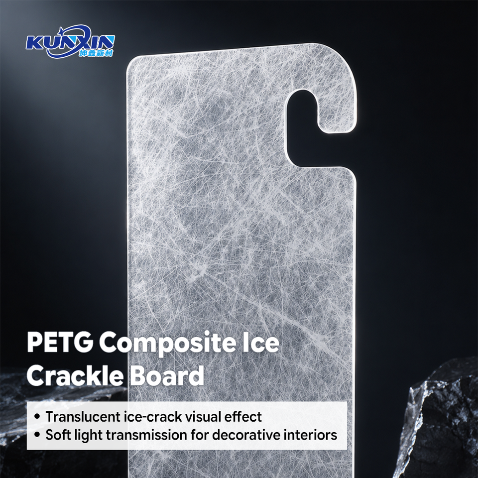 Modern Hotel 1220x2440 PETG Ice Crackle Board Eco Friendly Furniture ...