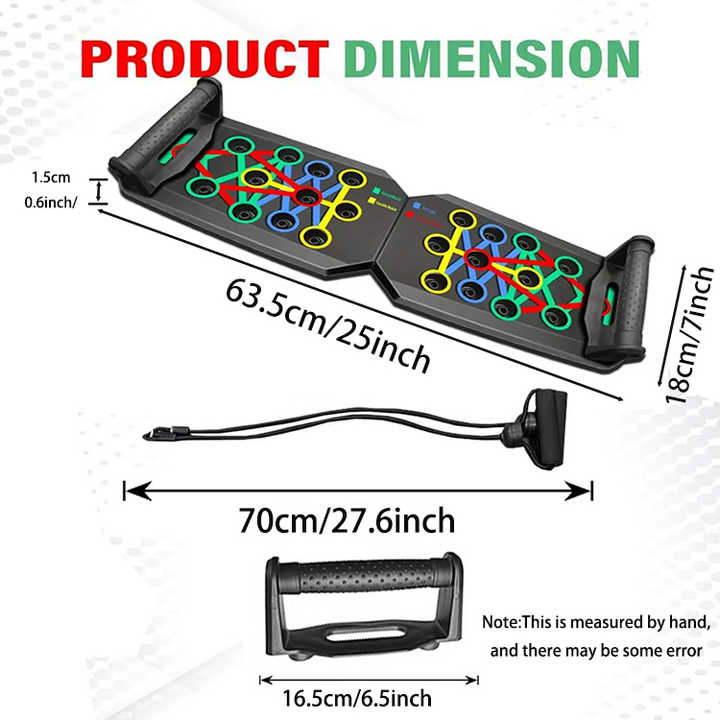 Custom Logo Portable Foldable Push up Bar for Home Workout