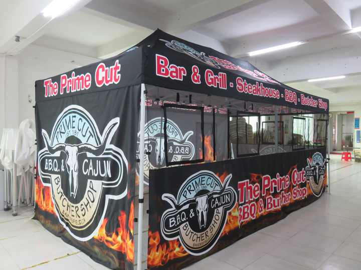 GLOBAL TENT Custom Food Canopy 10'x20' (3mx6m) - Waterproof Aluminium Tents