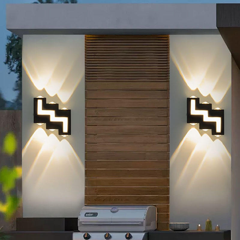 LED Outdoor Wall Lamp 7W 10W 12W up and Down Light Emitting Waterproof ...