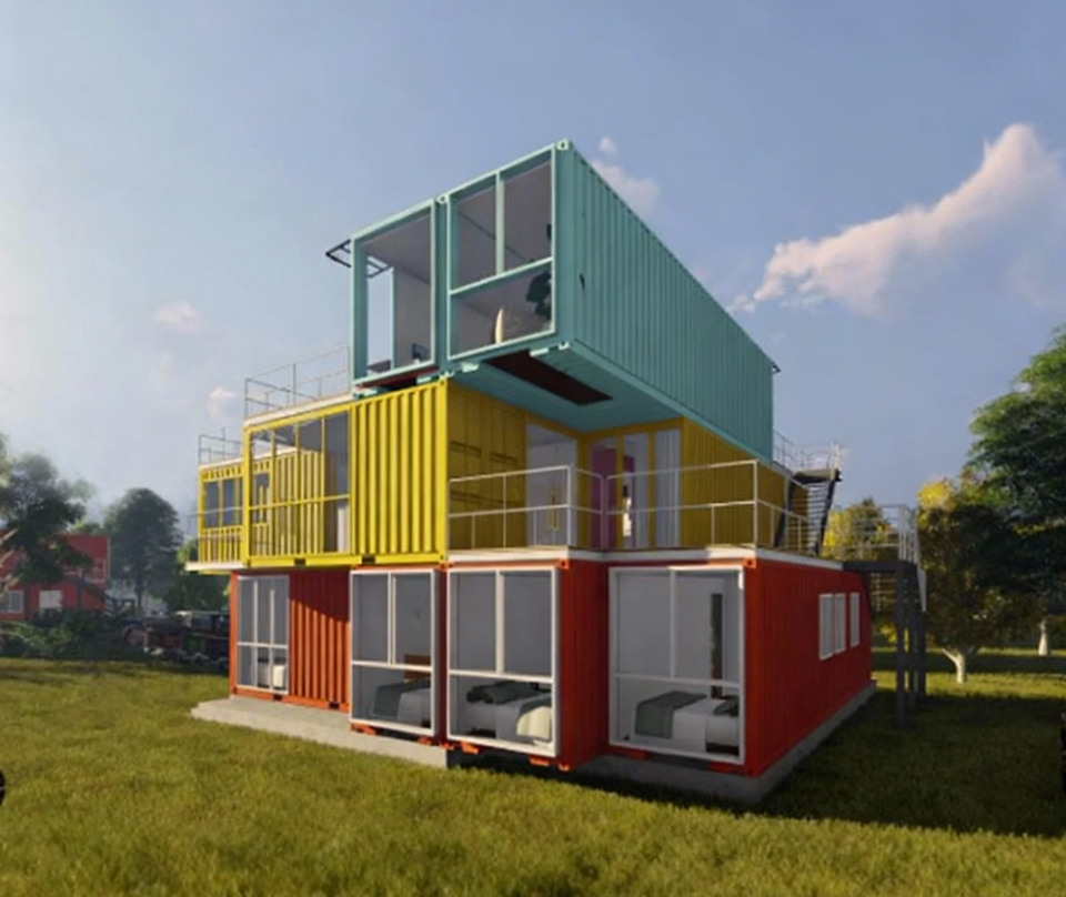 Fast Assemble Steel Modular Container House with Custom Structure for ...