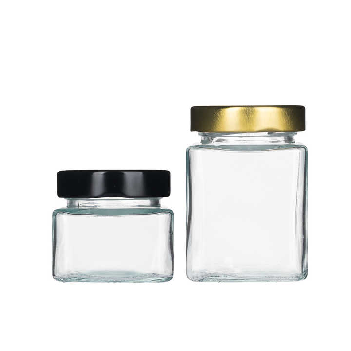 Wholesale Honey Jars - Square Canning Jars 106ml & 200ml