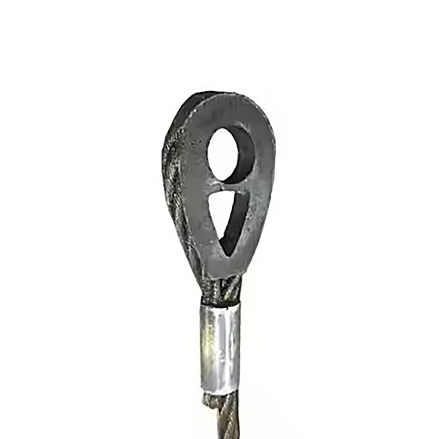 JIS Type-Solid Thimble Pressed Wire Rope Sling Galvanized