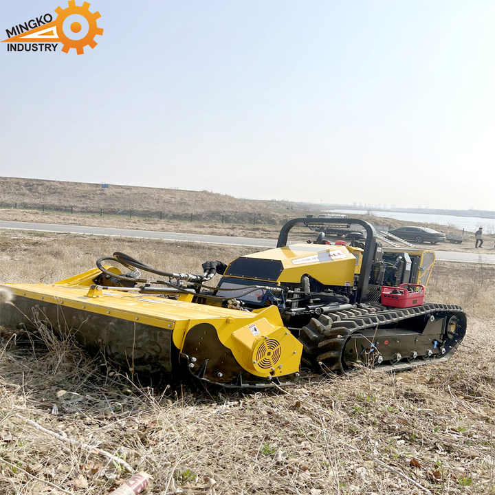 Remote Robot Diesel Japan Engine Forestry Machinery Lawn Mower with ...