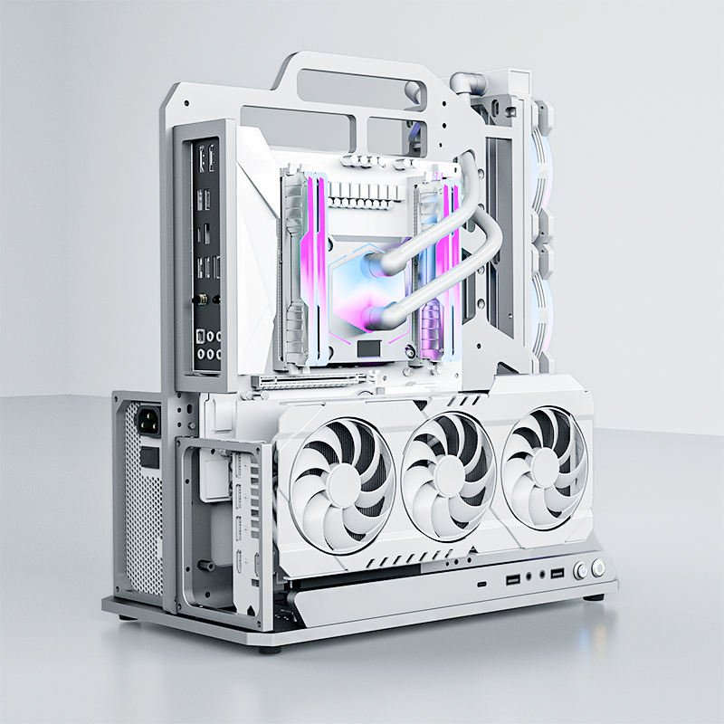 Socooler E-ATX Mid Tower Computer Case RTX 4060 Ti GPU Aviation ...