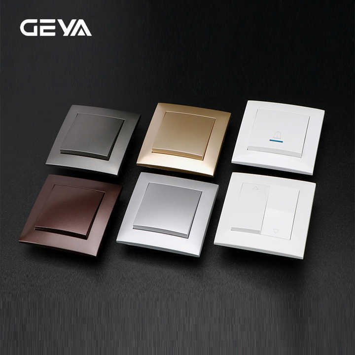 GEYA Wholesale European Standard Home Wall Switches 10a 250v