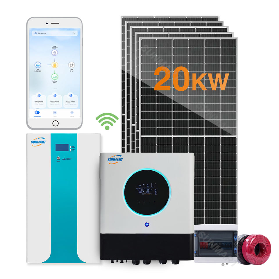 Off-grid 20kw Solar Panel System Price for Home Power 20 kw 20kwp ...