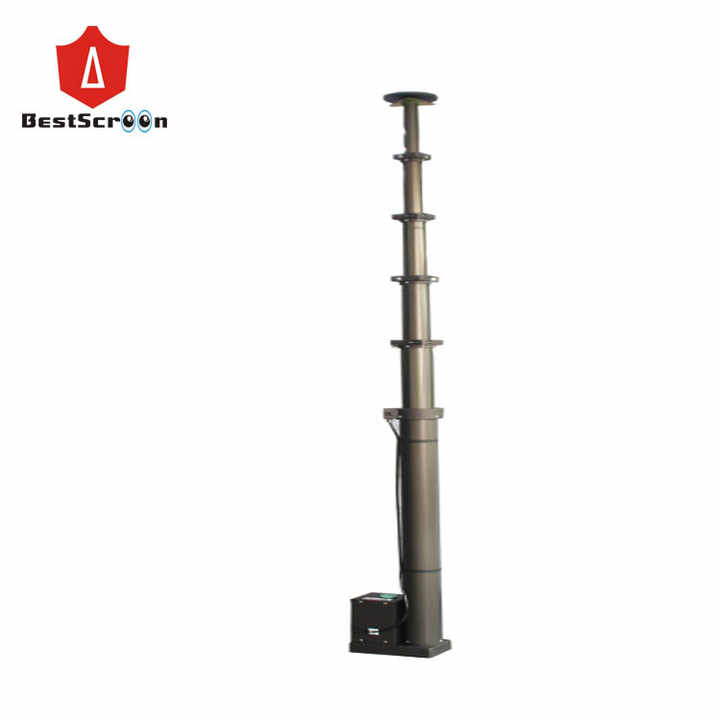12M Electric Motor Telescopic Mast - Heavy Duty & Versatile
