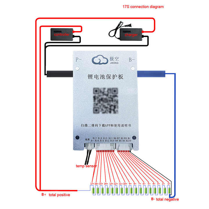JK BMS Active Balance PCBA BD6AXXS-8P BD6AXXS-10P BD6A20S-12P BD6A24S-12P BD6A20S-15P BD6A24S ...