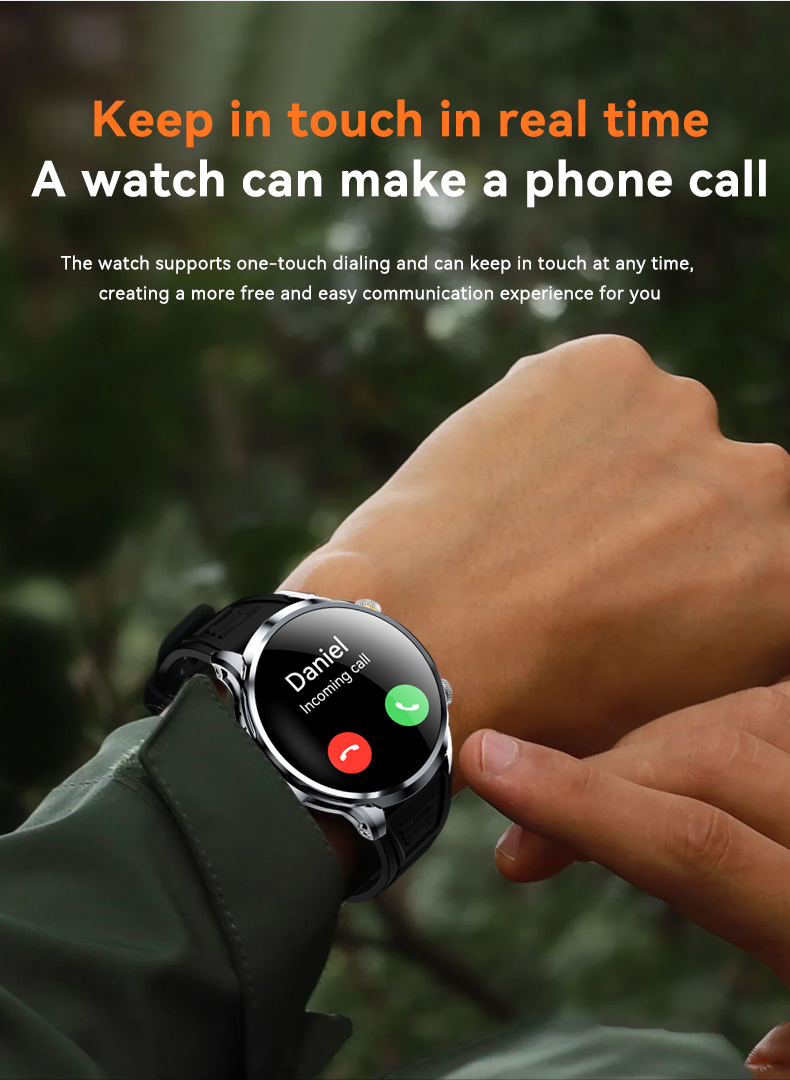 Moderne montre intelligente sim caméra ronde pour le fitness et la ...