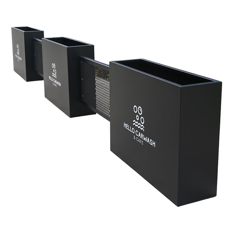 Custom Metal Steel Small Planter Box Set Durable Home Decor for Desktop ...