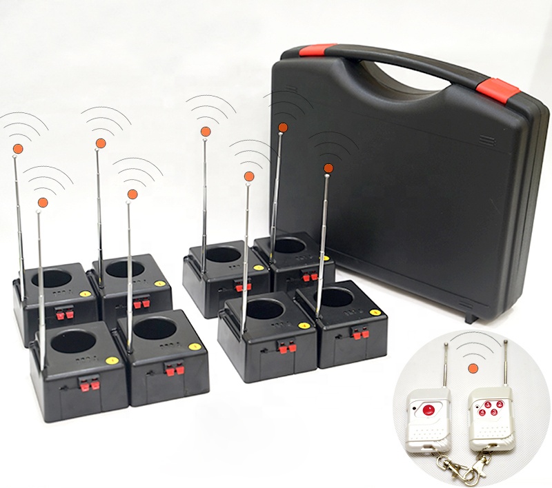 8 Cue Control Units Remote Control Cold Pyro for Indoor Fountains ...