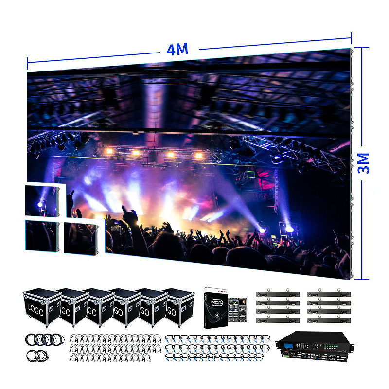 P3 Led Video Wall Complete System - Ecran Geant Advertising Boards