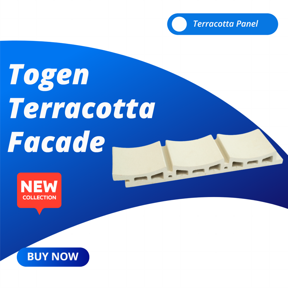 Togen Terracotta Panel Curtain Wall Building Facade Tile