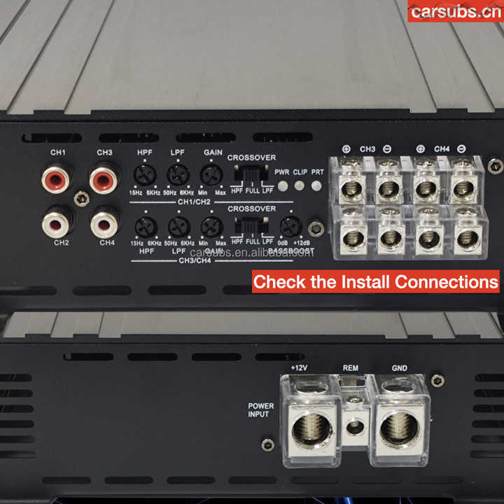 Brazilian Style Car Amplifier - 3200W Full Range Power