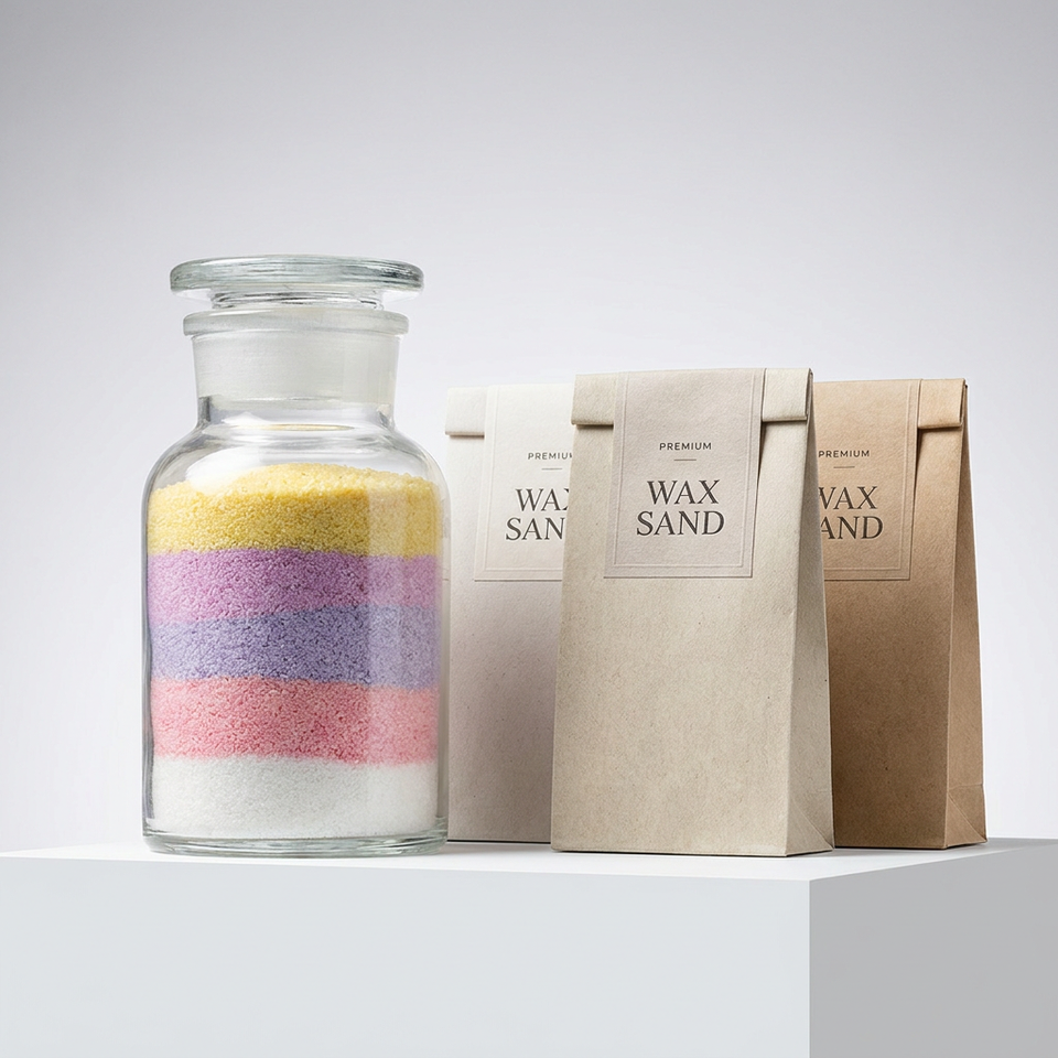 Natural Sand Wax Pearled Candle Wax Beads Eco-friendly Granulated Wax ...