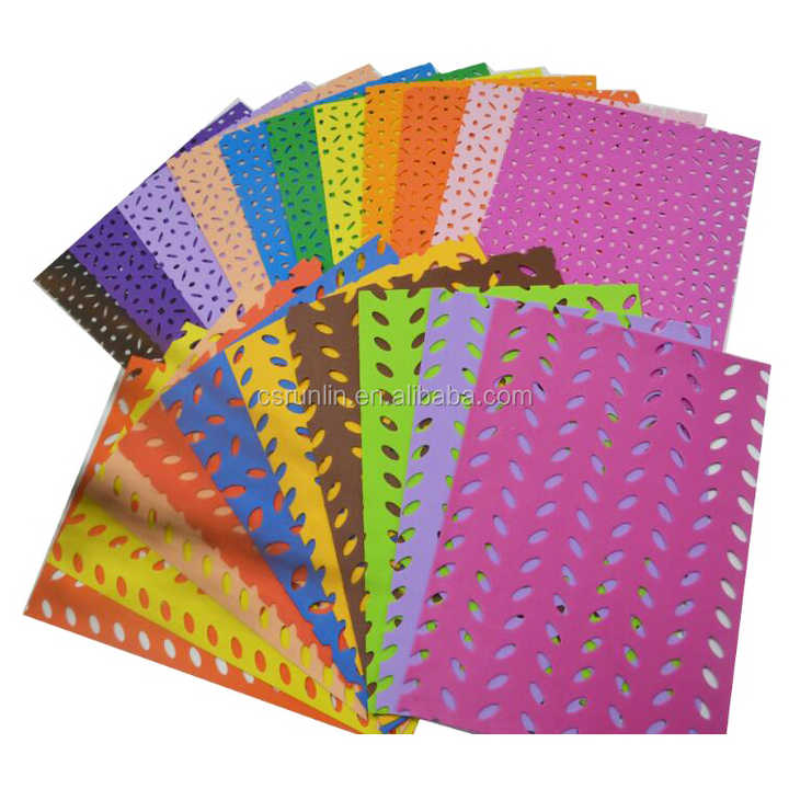 A4 Foam Punched EVA Plastic Sheets Versatile Play Sheet for Various ...