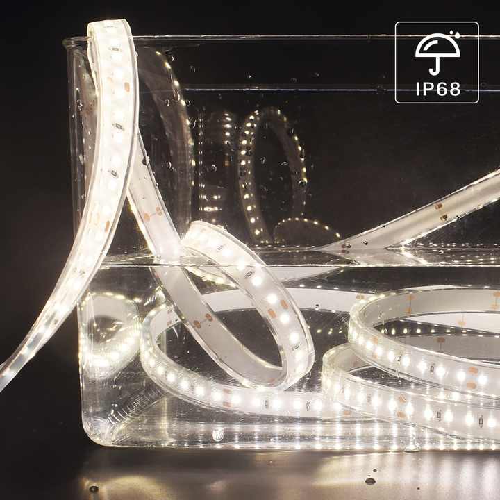 Flex Swimming Pool LED Strip Light DC12V/24V 120LEDs/m 10mm IP68 ...