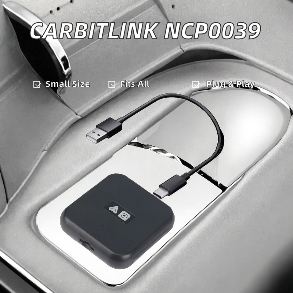 Carbitlink Portable USB Wireless Carplay Android Auto Adapter Dongle ...