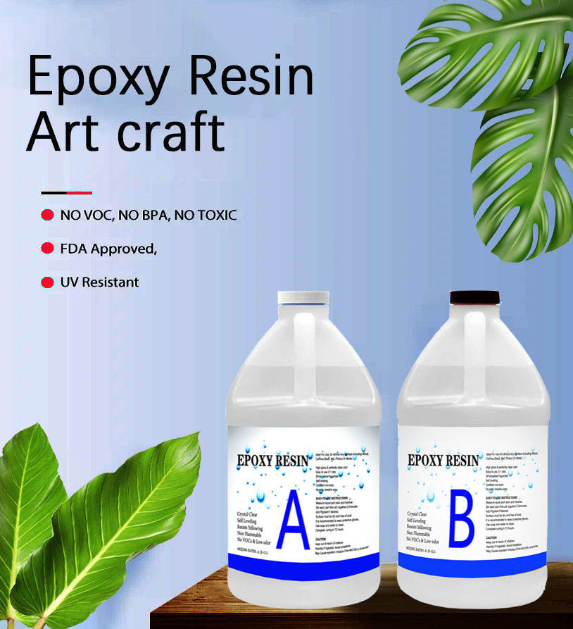 Easy Mixi 2:1 Epoxy Resin 3 Gallon Kit - Clear & Versatile