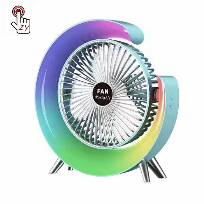 High Quality New Charging Portable Fan Multi-functional Swivel Usb ...