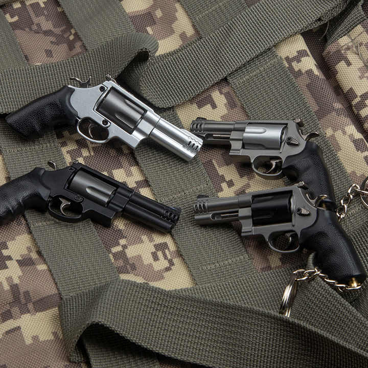 Revolver Smith Wesson Model 500 75MM Gun Toy Keychain Cheap Realistic 7 ...
