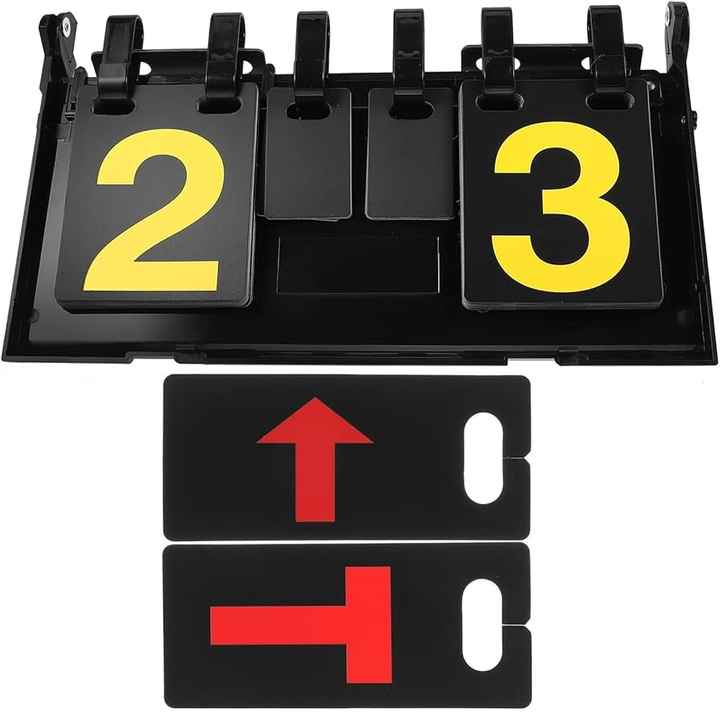 Football Scoreboard - Manual Portable Tennis Sports Scoreboard