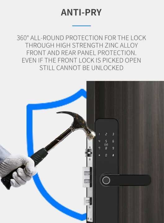 Factory Indoor Room Door Lock Smart Fingerprint Code Lock Home Door ...