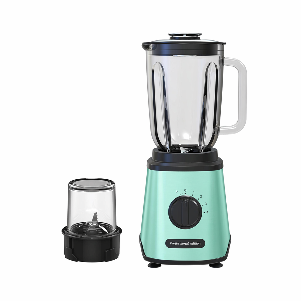 450W Electric Table Blender 1.5L Glass Jar 4 Blades Stainless Steel ...