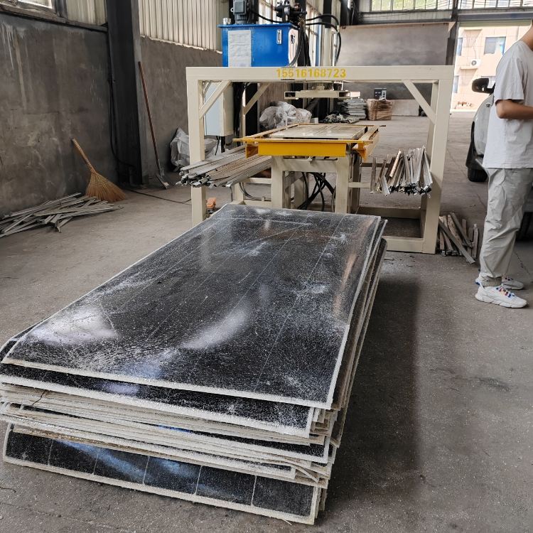 Ready-to-Run PLC Controlled Solar Panel Frame Machine Dismantling ...