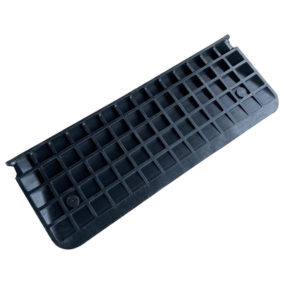 Heavy Duty Black 1100*410*50mm Traffic Curb Ramp Wheelchair Kerb Rubber ...