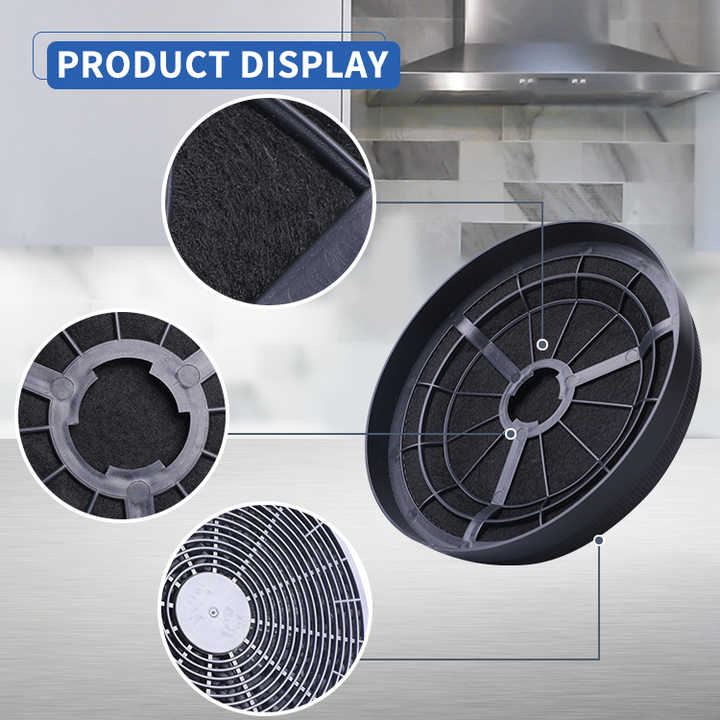 YUNDA Carbon Filter for Cooker Hoods Round Carbon Filter Range Hood ...