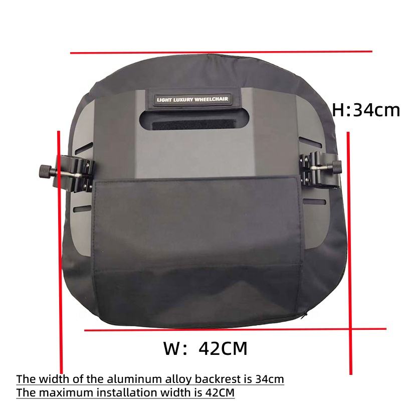 Universal Wheelchair Hard Backrest - Lumbar Support & Comfort