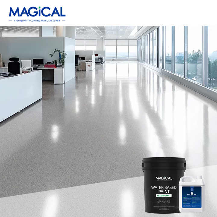 Epoxy Floor Color Paint - High Gloss Marble Effect Coating