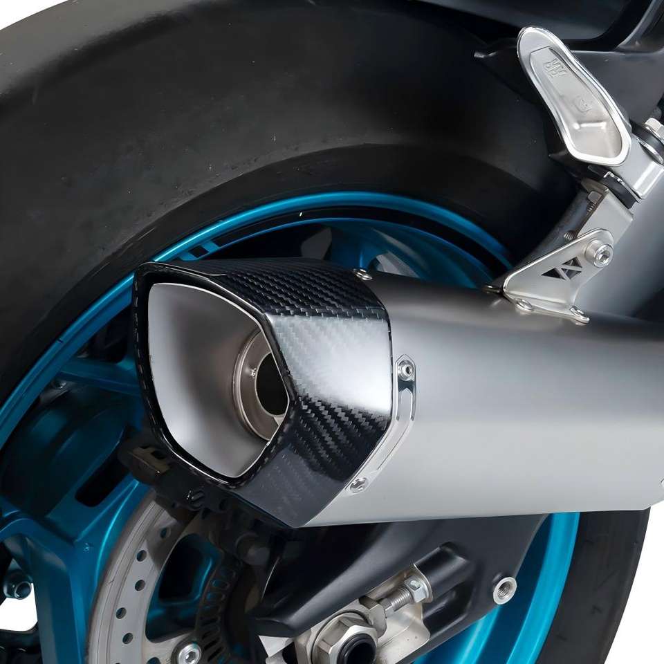 CF-MOTO 675SR 675NK New Titanium Alloy Competitive Exhaust Carbon ...