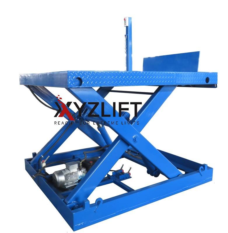 XYZLIFT Heavy Duty Fixed Scissor Lift Safe Lifting Platform Scissor ...