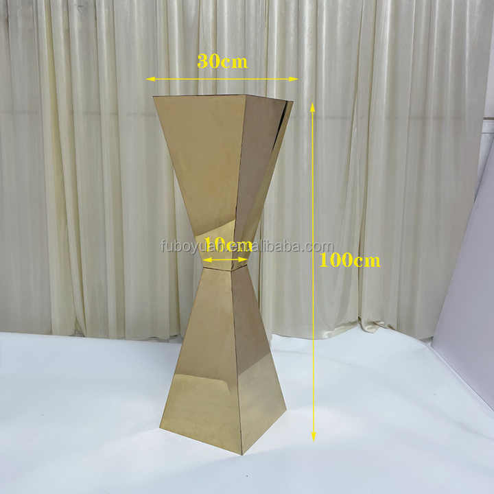 SC Wedding Decoration Golden Centerpieces Stand Flowers Stand Tall ...