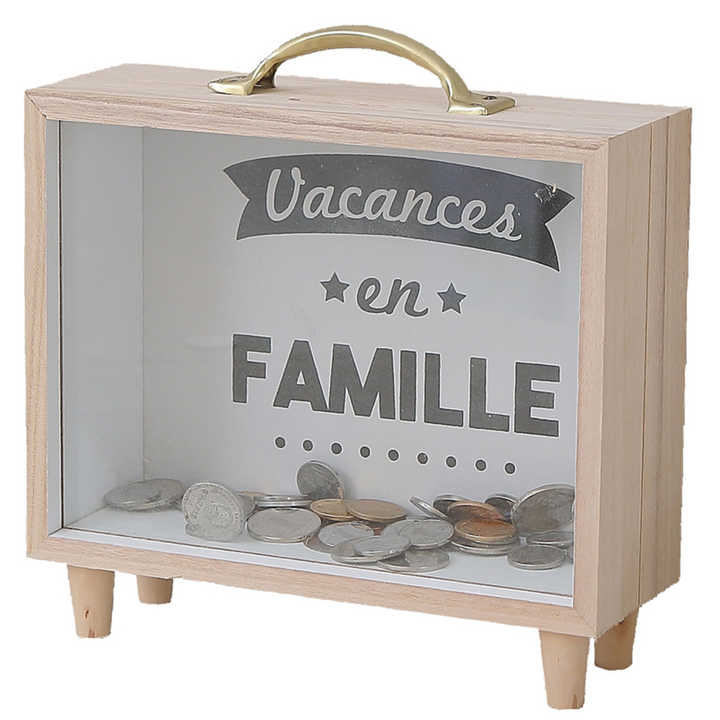 Customizable Kids Money Boxes - Handmade Wooden Piggy Banks